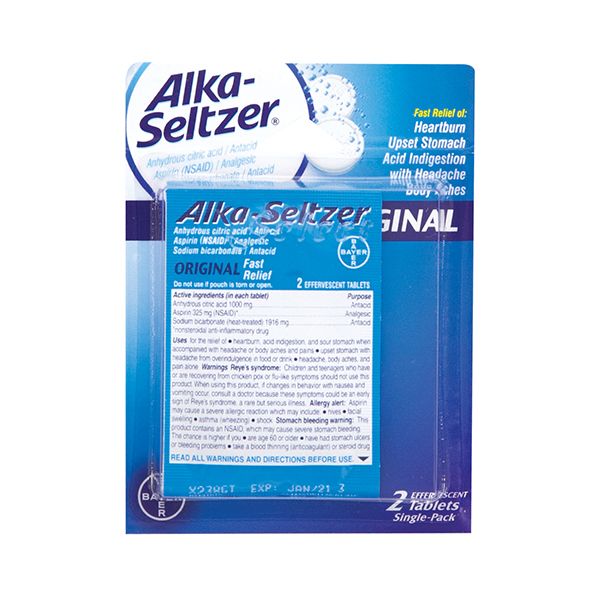 Alka-Seltzer Single Dose Individual Packets – Dewey Catchem & How