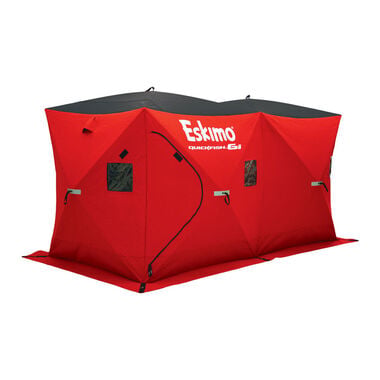 Eskimo Quickfish 6i 6-Person Insulated Ice Shelter [Shipping Size 53*1 ...
