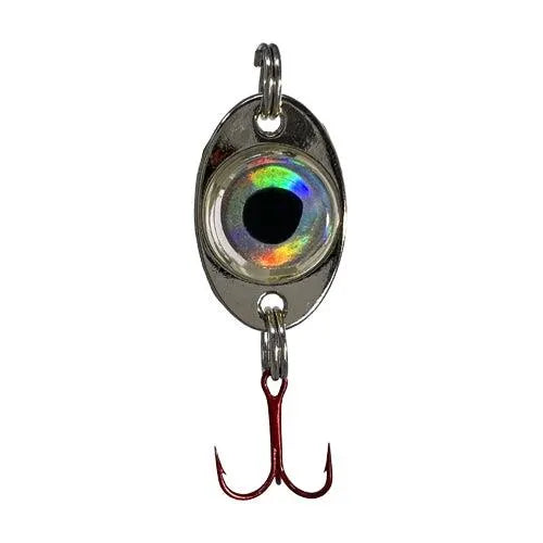 FISH DADDY FD01145 SPOON CP6 1/8OZ DIRTY BOMB SILVER/BLUE - SILVR SPOO ...