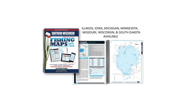Northern Wisconsin Fishing Map Guide - Vilas County Area – Dewey ...